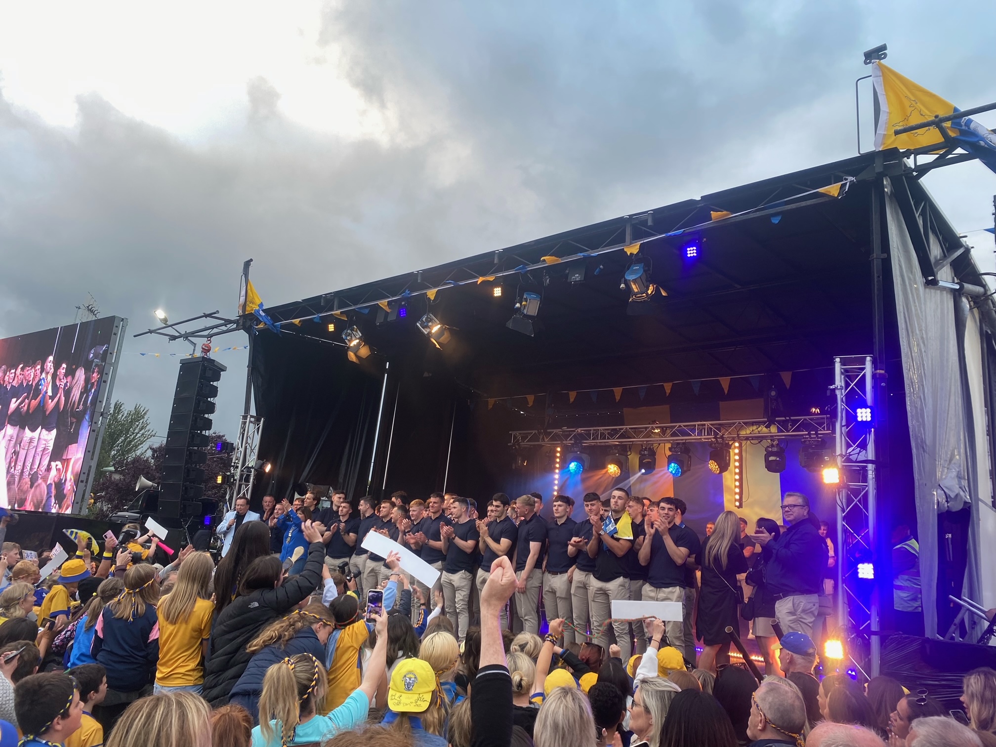Clare All Ireland Hurling Champions Address Record Crowds At Homecoming ...